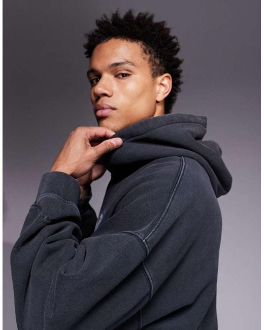 Faded Store Blackletter Hoodie in Blue for Men | Lyst UK