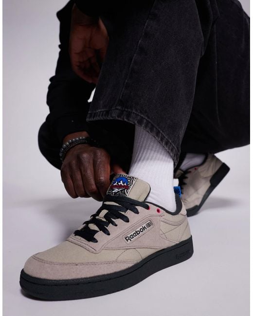 Reebok Club C 85 Sneakers in Black for Men | Lyst