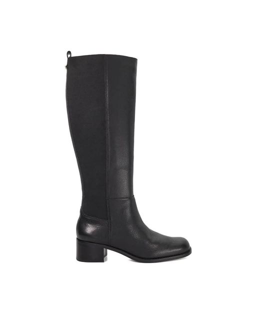 Dune Turner Knee High Boots in Black | Lyst UK