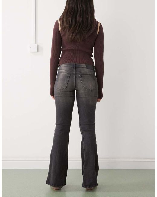 Weekday Katsumi Low Waist Flared Jeans in White | Lyst UK