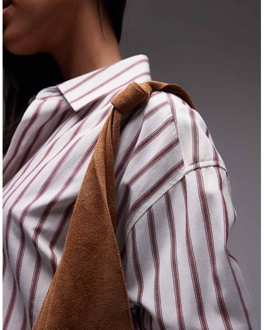 Urbancode Suede Shoulder Bag in Brown | Lyst UK