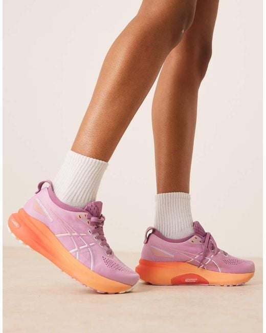 Asics Gel-Kayano 31 Stability Running Trainers in Pink | Lyst UK
