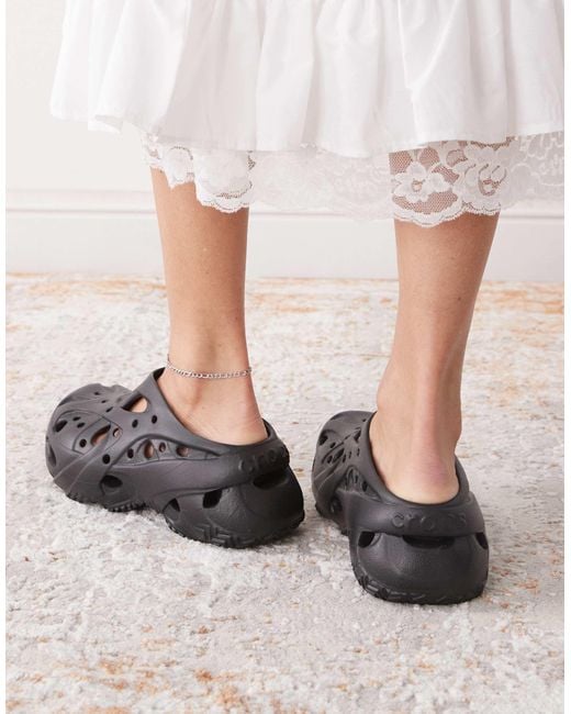 Crocs™ Caged Clog in Black | Lyst