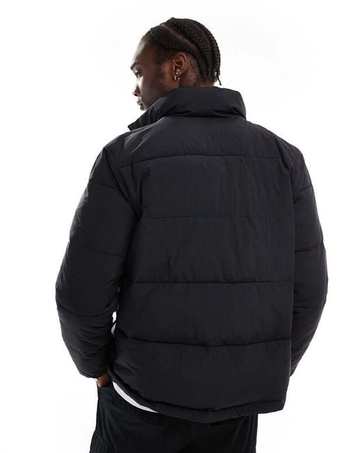 Timberland Small Logo Puffer Jacket in Blue for Men | Lyst UK