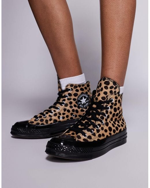 Converse Chuck 70 Pony Hair Sneaker in Black | Lyst
