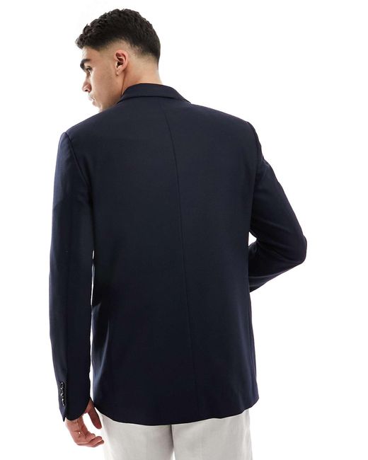 Tommy Hilfiger X Shawn Mendes Flag Logo Double Breasted Blazer in Black ...