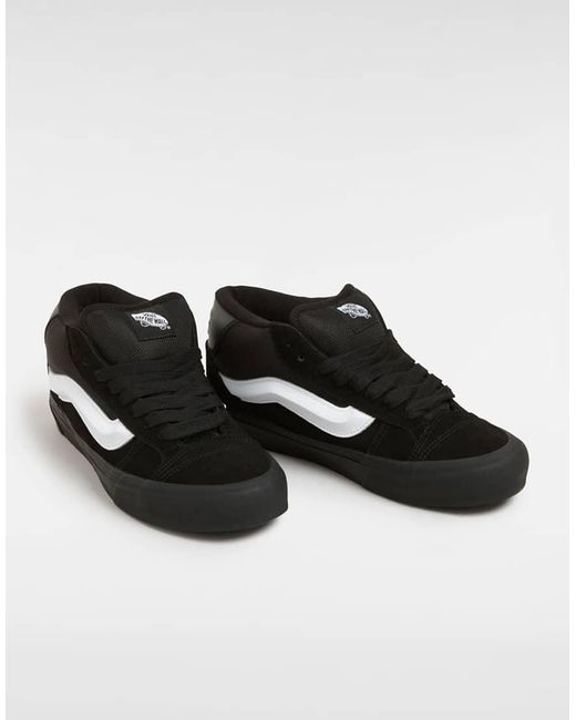 Vans Knu Skool Mid Trainers in Black | Lyst UK