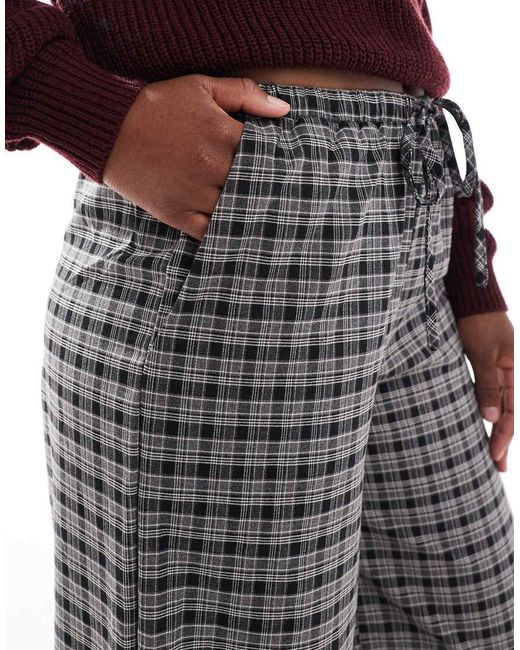 Daisy Street baggy Fit Pull On Trousers in Black | Lyst UK