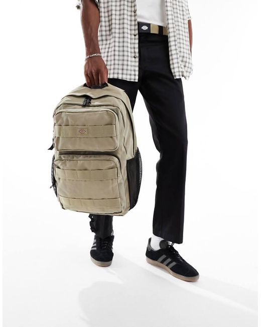 Dickies Duck Canvas Utility Backpack in Natural | Lyst UK