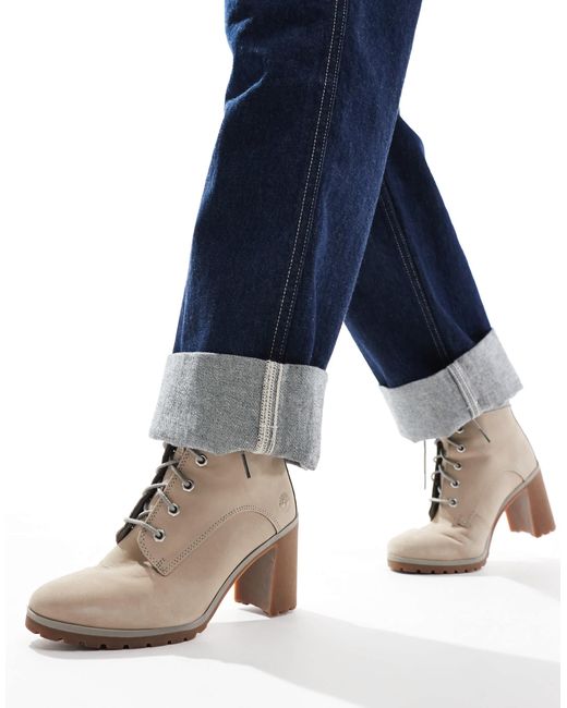 Timberland Allington Mid Lace Up Boots in Blue | Lyst