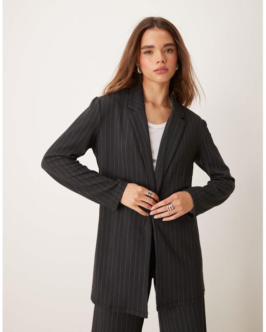 Jdy Longline Blazer in Black | Lyst