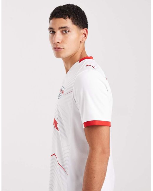 PUMA Rb Leipzig 25/26 Home Jersey in White for Men | Lyst UK