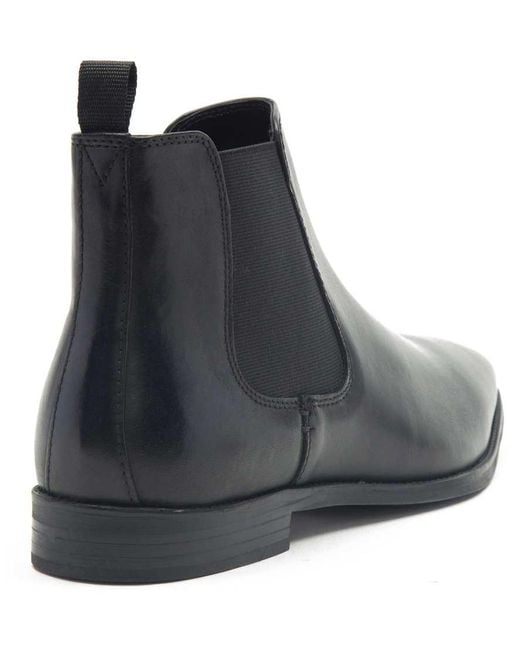 Thomas Crick Addison Formal Leather Chelsea Boots in Black for Men ...