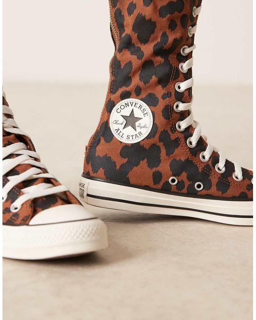 Converse Chuck Taylor All Star Xx-hi Trainers in Natural | Lyst UK