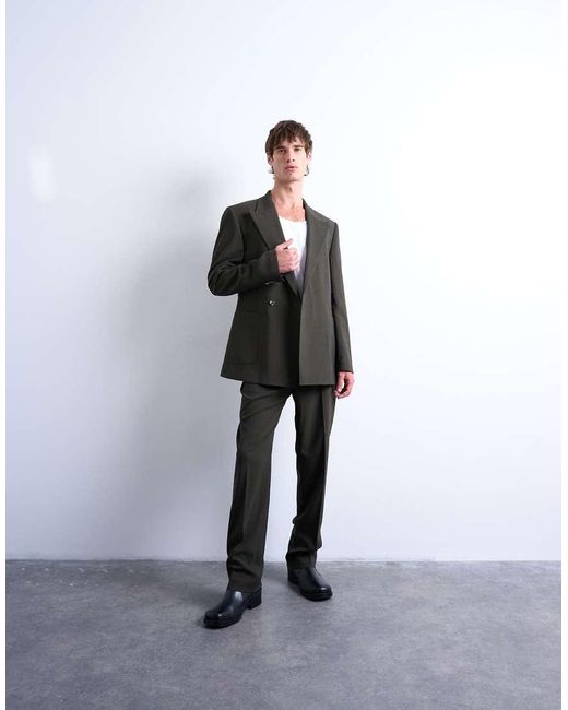 TOPMAN Relaxed Suit Jacket in Black for Men | Lyst UK