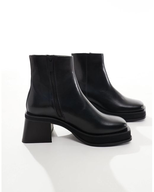Walk London L Inside Zip Boot in Black | Lyst