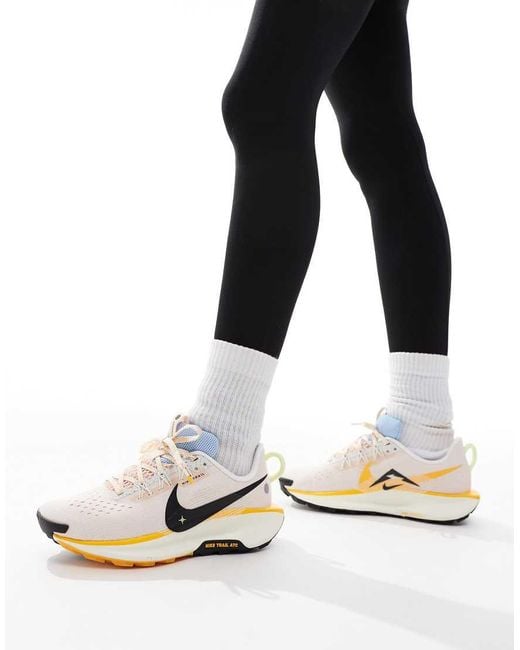 Nike Reactx Pegasus Trail 5 Trainers in White | Lyst UK