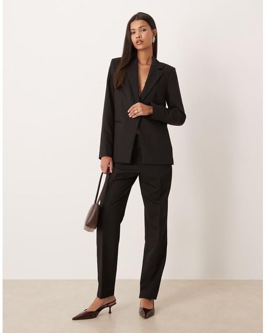 Mango Boreal Tailored Blazer Co-ord in Black | Lyst UK