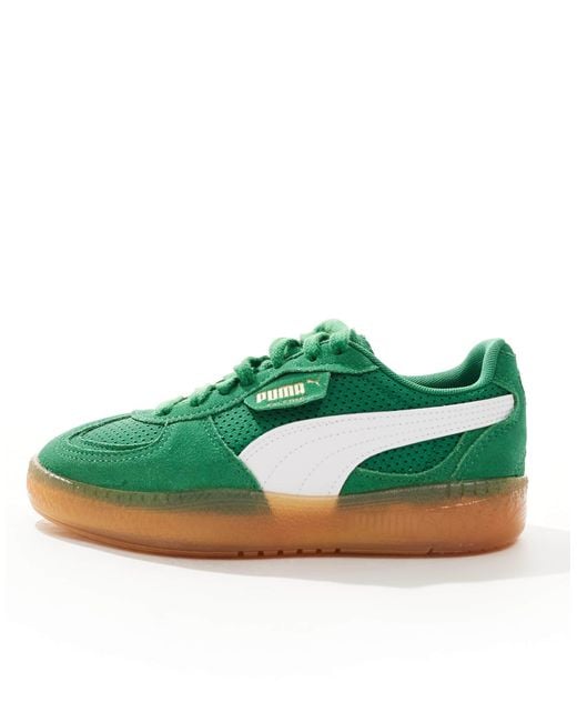 PUMA Palermo Vintage Moda Sneakers in Green | Lyst