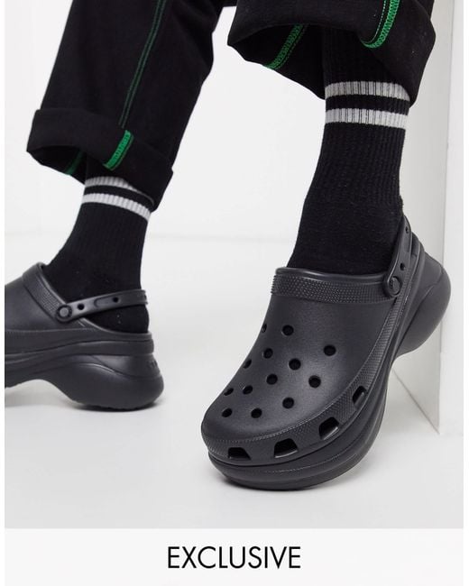 Crocs™ Bae Platform Clogs in Black for Men | Lyst