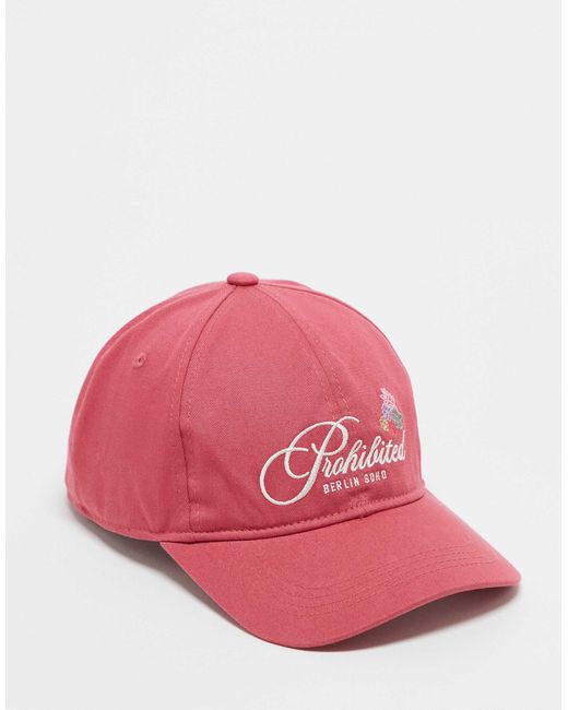 Prohibited Bohemian Cap in Pink | Lyst