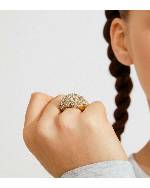 Pilgrim Lael Ring in Brown | Lyst UK