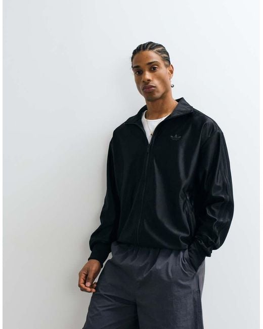adidas Originals Firebird Metallic Track Top in Blue for Men | Lyst UK