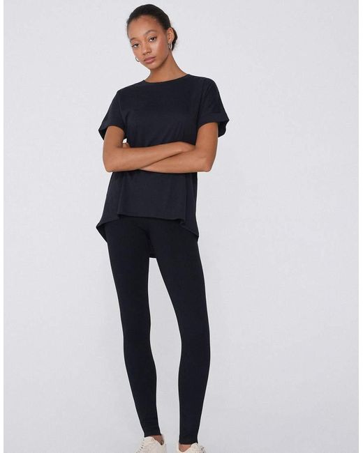 Tezenis Basic Milano-Stitch Leggings in Blue | Lyst UK