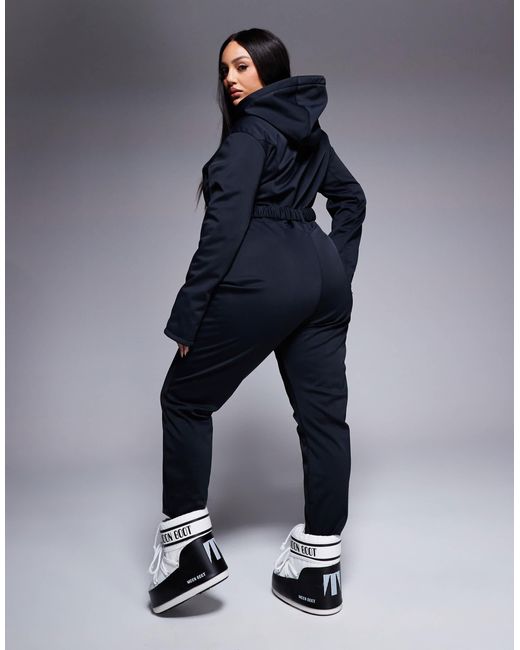 ASOS 4505 Ski & Snow 4505 Curve Ski Belted Ski Suit With Skinny Legs ...