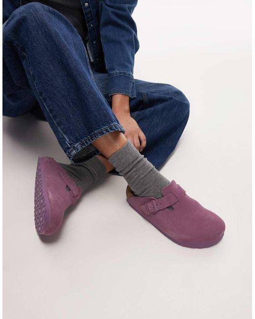 Birkenstock Boston Clog in Blue | Lyst UK