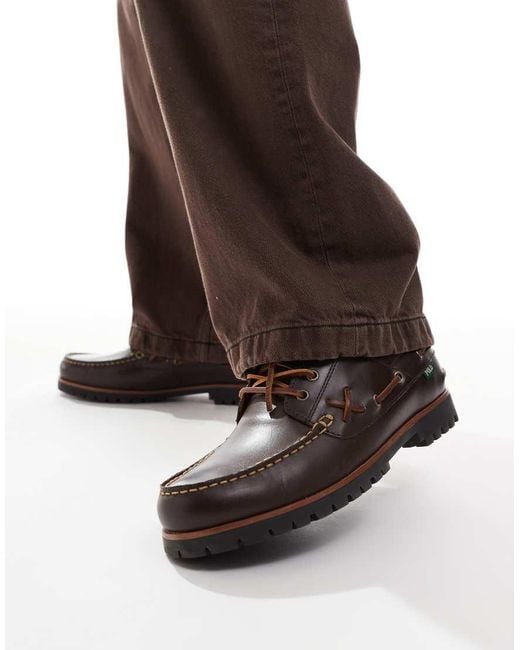 Polo Ralph Lauren Ranger Deck Boat Shoe in Brown for Men | Lyst UK