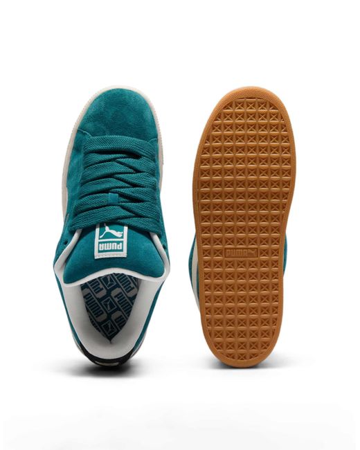 PUMA Suede Xl Levels Sneakers in Green for Men | Lyst