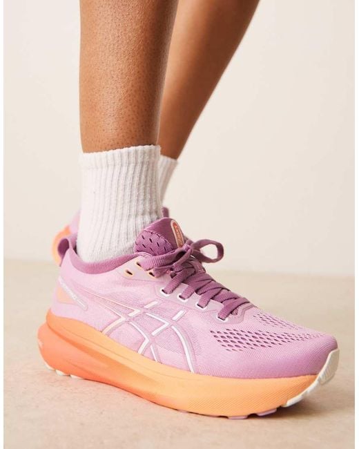 Asics Gel-Kayano 31 Stability Running Trainers in Pink | Lyst UK