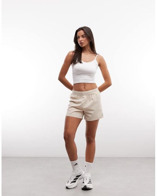 adidas Originals Adidas Running Essentials Shorts in Brown | Lyst UK