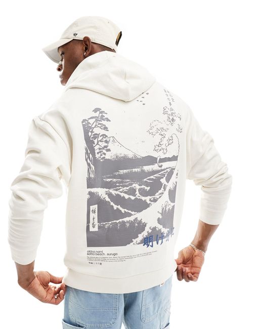 ASOS Oversized Hoodie With Back Outdoor Print And Front Chest Print in ...
