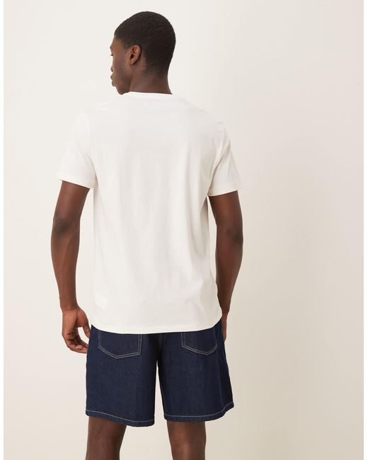 Polo Ralph Lauren Plastisol Crest Logo T-shirt in Natural for Men | Lyst