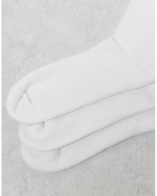 ASOS 3 Pack Socks With Hand Symbols in White for Men | Lyst