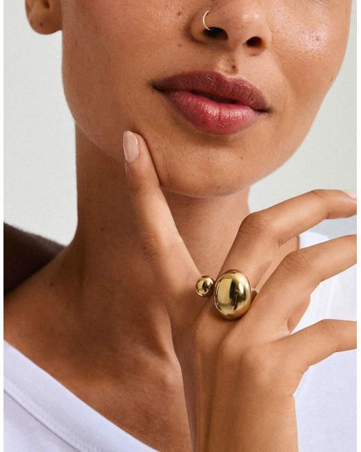 Pilgrim Alvin Ring in Brown | Lyst UK