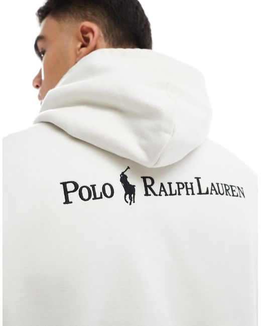 Polo Ralph Lauren Script Icon Logo Back Print Heavyweight Relaxed Fit ...