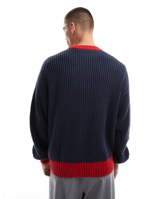 Champion Rochester Collegiate Knit Jumper in Blue for Men | Lyst Australia