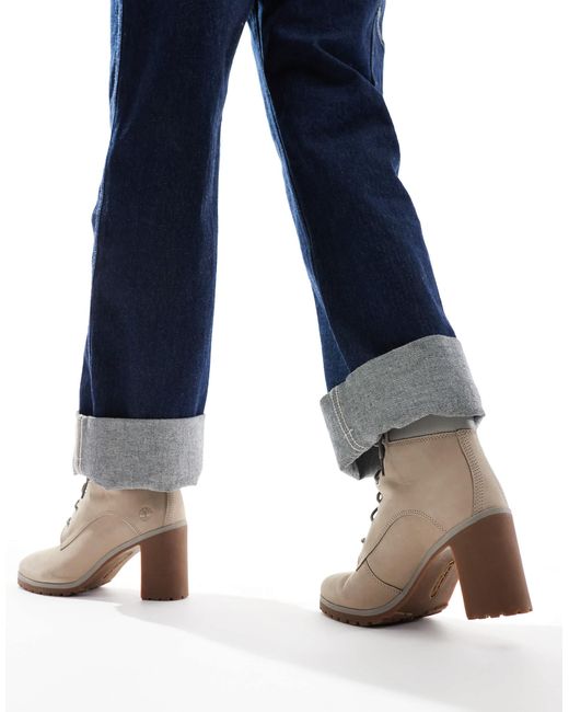 Timberland Allington Mid Lace Up Boots in Blue | Lyst