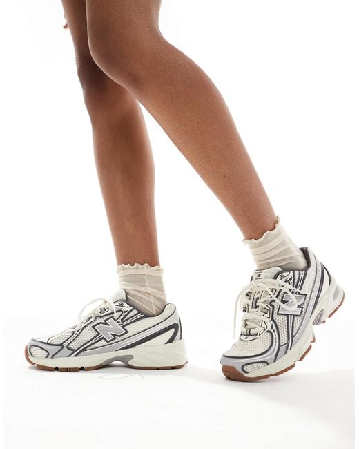 New Balance 740 Sneakers in White | Lyst