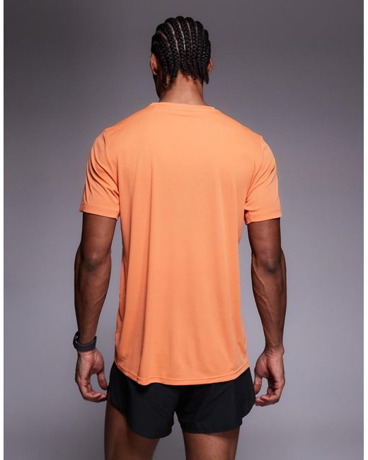 adidas Originals Adidas Running Essentials T-Shirt in Orange for Men ...