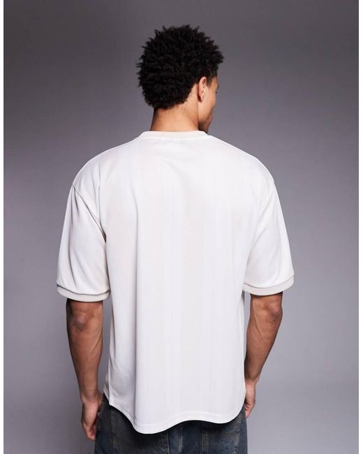 Faded Store Striker Football Tee in White for Men | Lyst UK