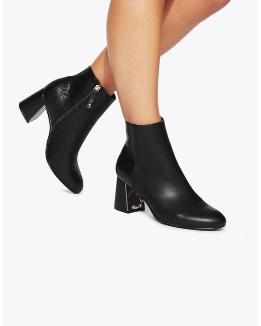 KG by Kurt Geiger Hazel Mid Ankle Boots in Black | Lyst UK