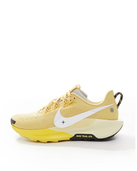 Nike Pegasus Trail 5 Sneakers in Yellow for Men | Lyst