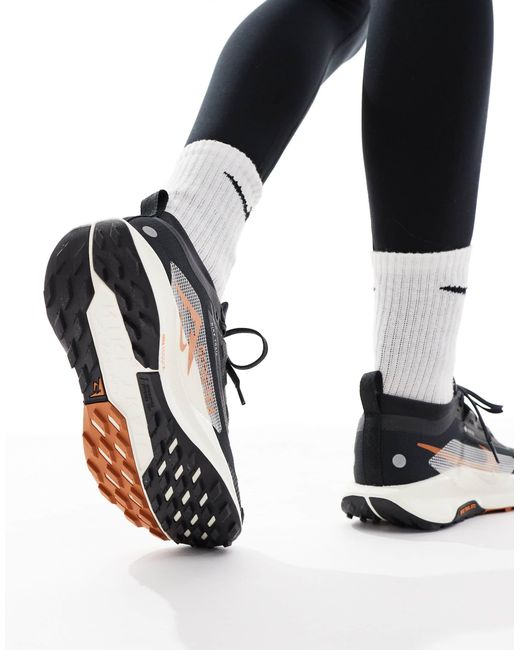 Reactx pegasus trail 5 - baskets en gore-tex - noir et orange Nike en coloris Noir | Lyst