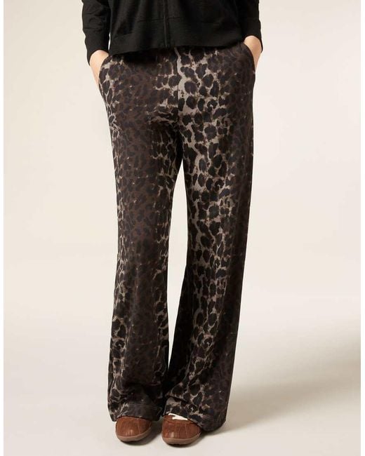 Calzedonia Luxe Lounge Palazzo Trousers in Brown | Lyst UK