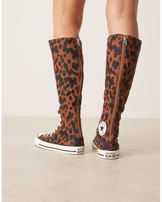 Converse Chuck Taylor All Star Xx-hi Trainers in Natural | Lyst UK