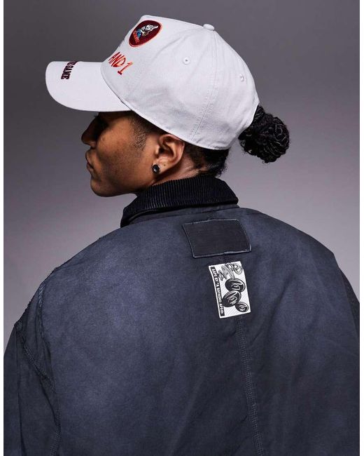 AND1 Multi Badge 5 Panel Golfer Cap in Grey for Men | Lyst UK